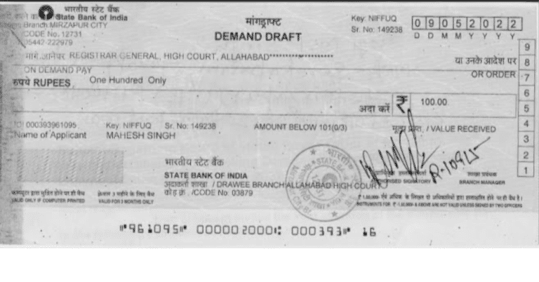 SBI Demand Draft Charges Calculator || DD Charges for Amount